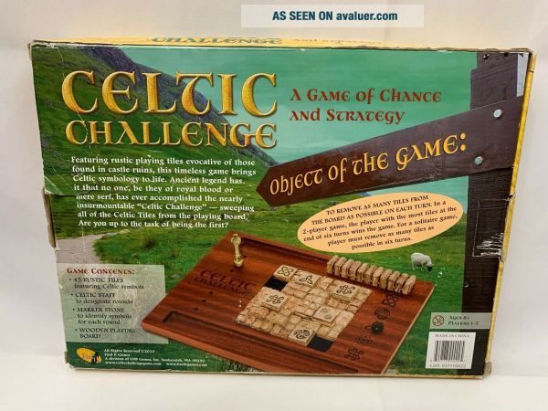 Celtic Challenge Board Game A Game Of Chance And Strategy COMPLETE ...