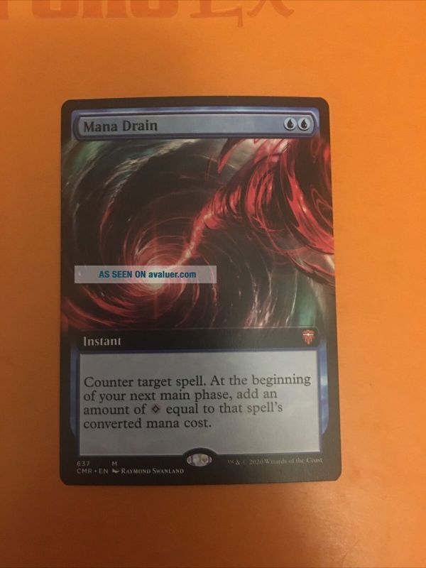 MTG Commander Legends Extended Art Mana Drain Magic The Gathering EDH ...