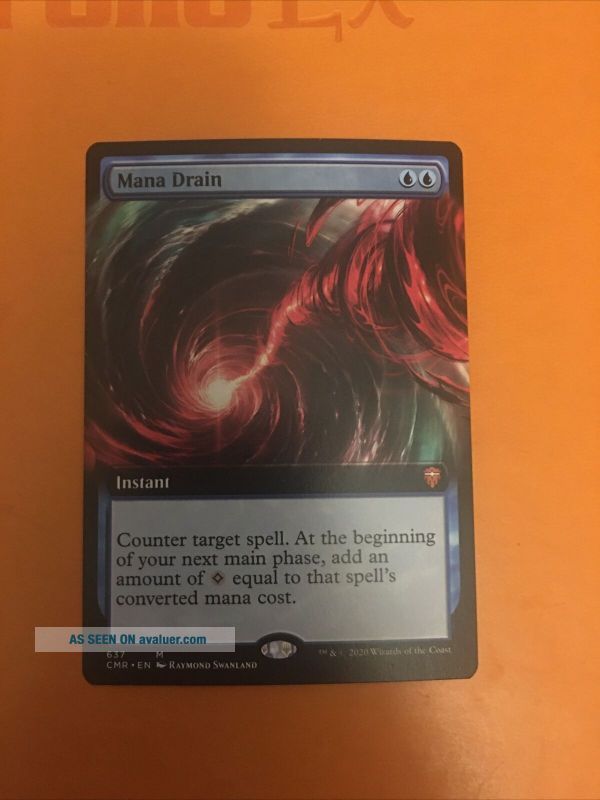 MTG Commander Legends Extended Art Mana Drain Magic The Gathering EDH ...