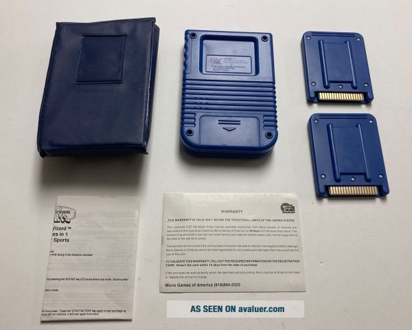 Vintage 1994 Game Wizard All Star Sports Handheld Electronic Video Game ...