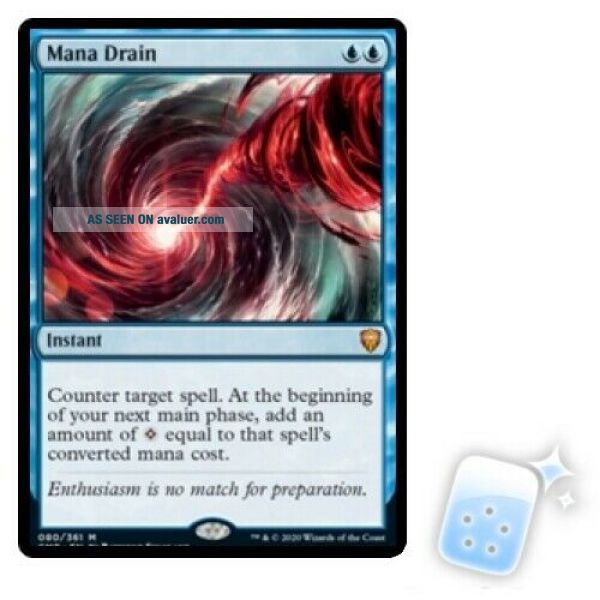 Mana Drain M/NM Magic: The Gathering MTG Commander Legends | #41926125