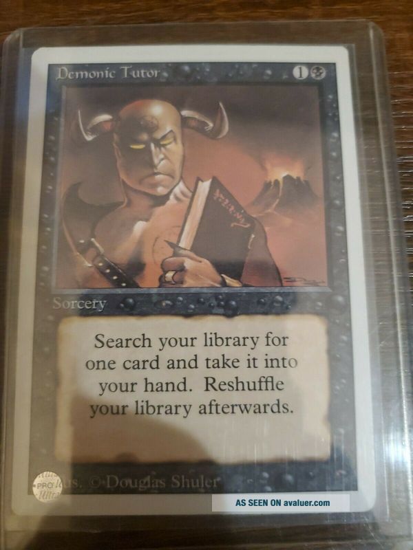 Demonic Tutor 3rd Edition Revised MTG Magic The Gathering NM | #41952980