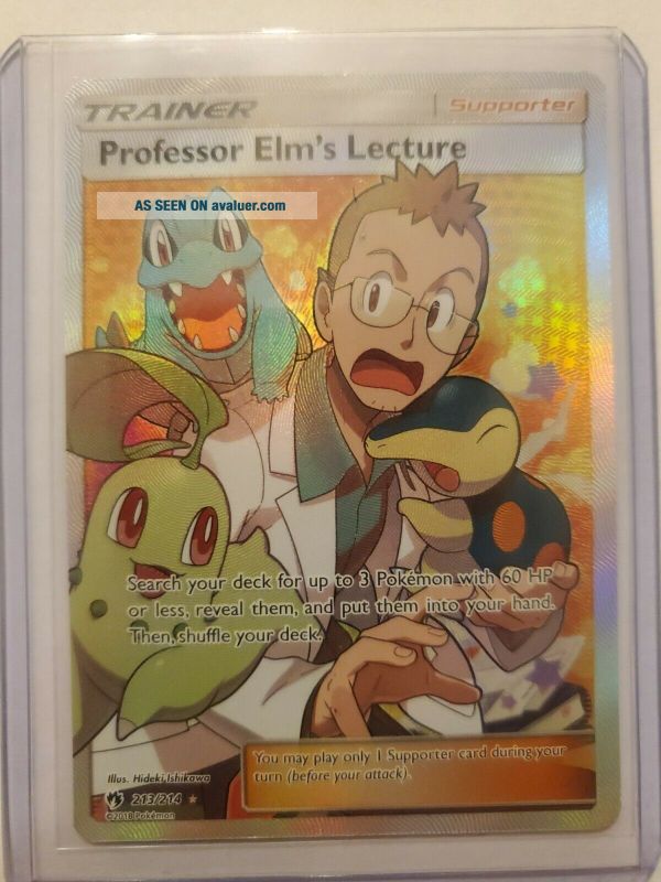 Pokemon/Professor Elm ' S Lecture 102/095 SR Full Art Holo | #41957997