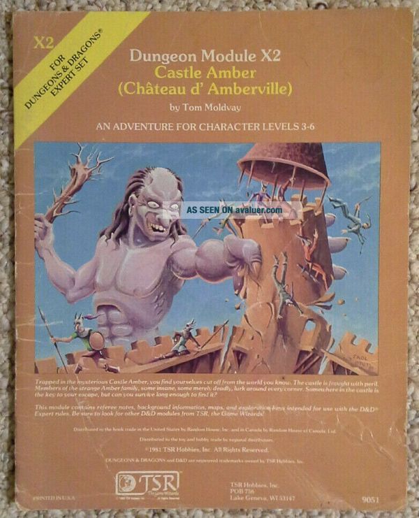 X2 - Castle Amber (Château D ' Amberville) - Dungeons & Dragons - D&D ...