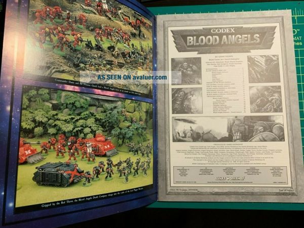 Games Workshop Warhammer 40k, 3rd Edition Blood Angels Space Marine ...