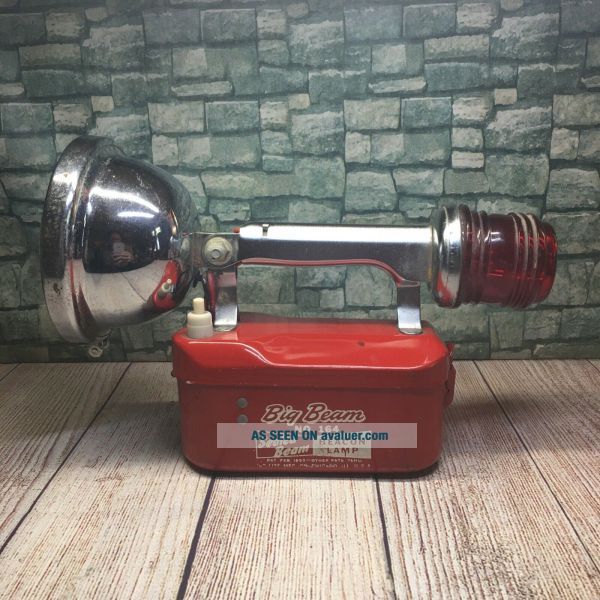 Vintage Big Beam No. 164 Beam And Beacon Lamp Flashlight Made In USA ...