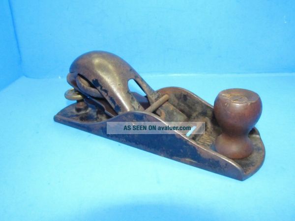 Early Sargent No 207 Wood Block Plane W/ Vertical Post Adjuster & Oval ...
