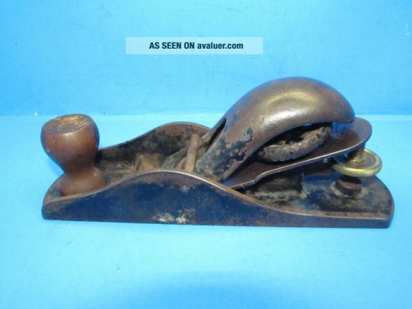 Early Sargent No 207 Wood Block Plane W/ Vertical Post Adjuster & Oval ...