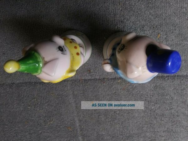 Vintage 1940s Dancing Circus Pigs Salt And Pepper Shaker Set | #42010149