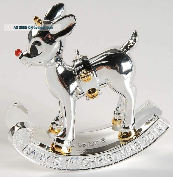 Lenox RUDOLPH BABY ' S FIRST CHRISTMAS ORNAMENT 2014 Rudolph Baby ' S ...