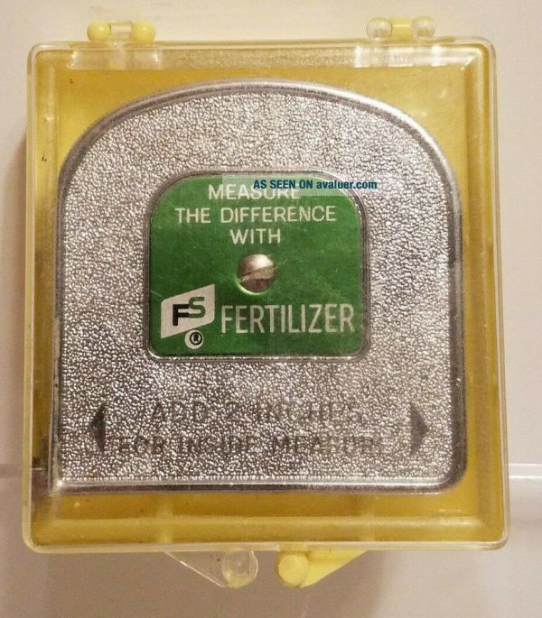 Vintage RULE FS Farm Services FERTILIZER AGRICULTURE Advertising TAPE ...