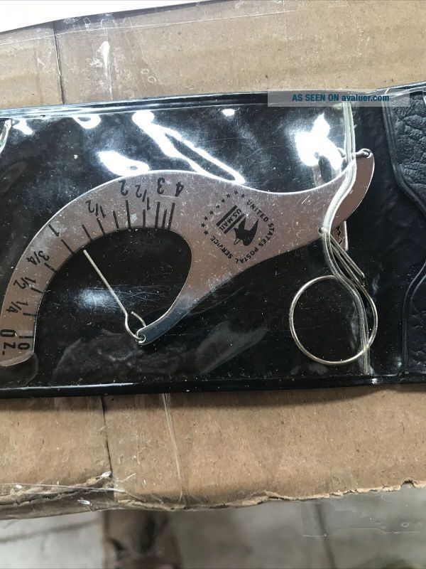Vintage Portable Hand Held Hanging Postal Scale With Case 1974 WITH ...
