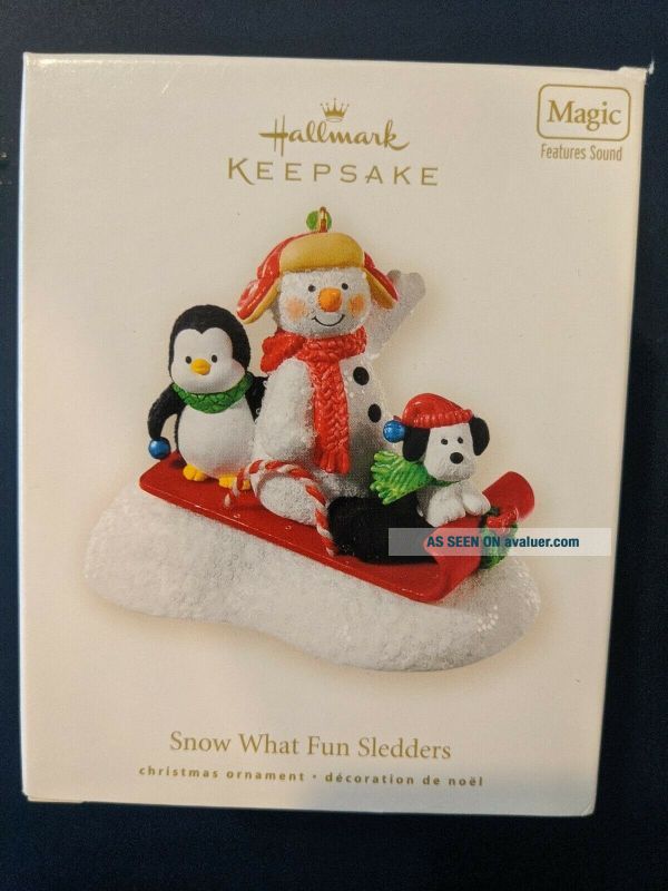 2008 Snow What Fun Sledders Hallmark Christmas Tree Ornament | #42102022