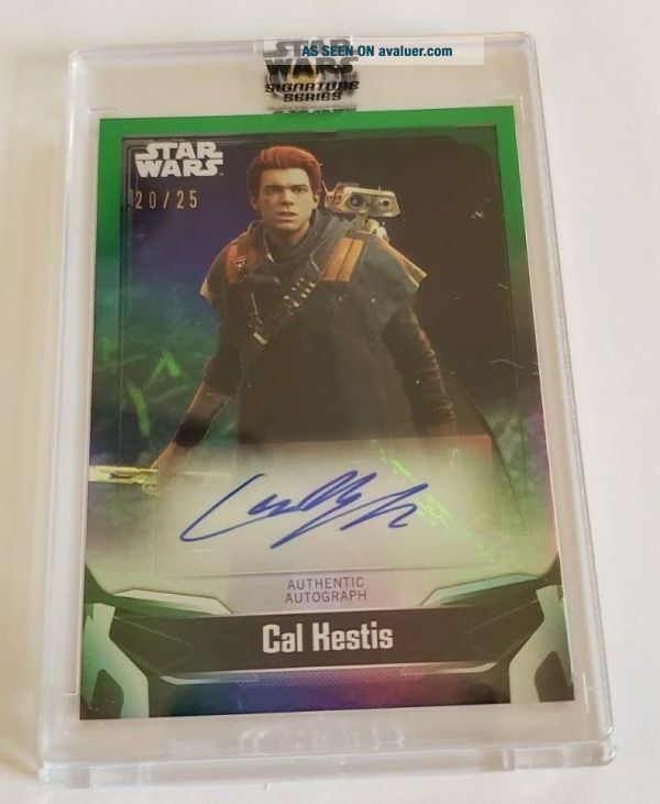 2021 Topps Star Wars Signature Series Cameron Monaghan As Cal Kestis ...