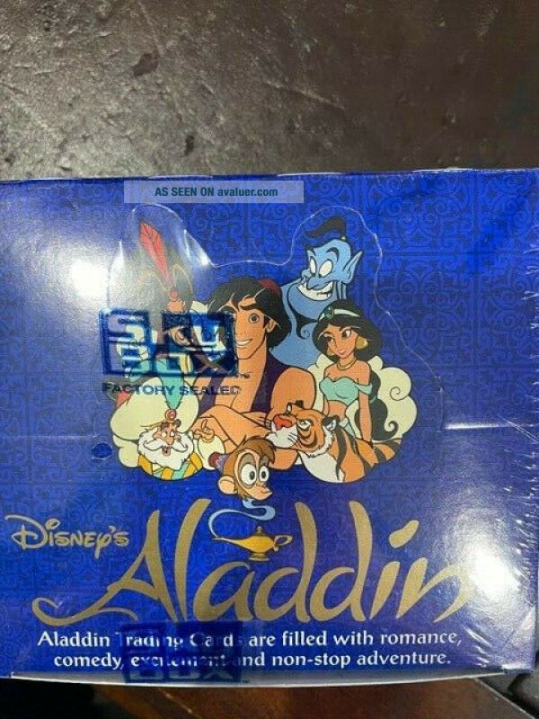 1993 Skybox Disney’s Aladdin Factory Trading Cards Box | #42147620