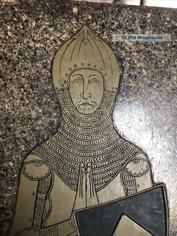 English Knights Brass Rubbings Sir Robert Setvans/Sir John Daubernoun ...