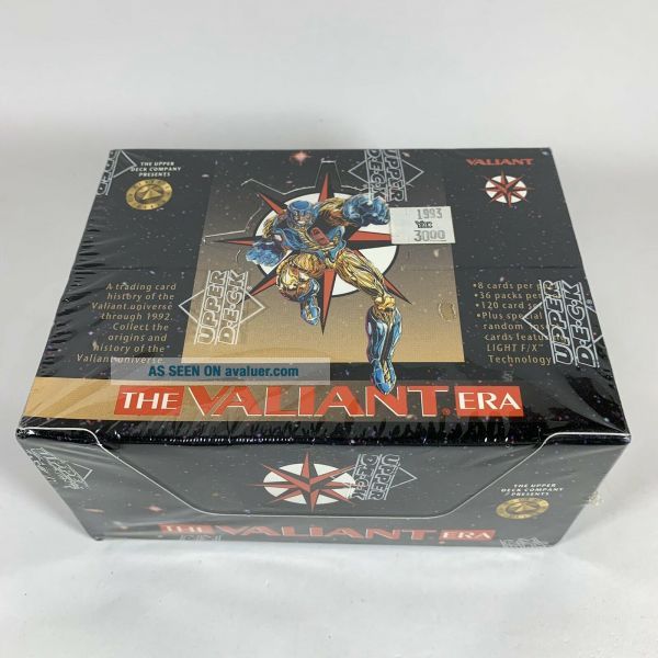 Vintage 1993 The Valiant Era Upper Deck Trading Cards 36 Packs Box ...