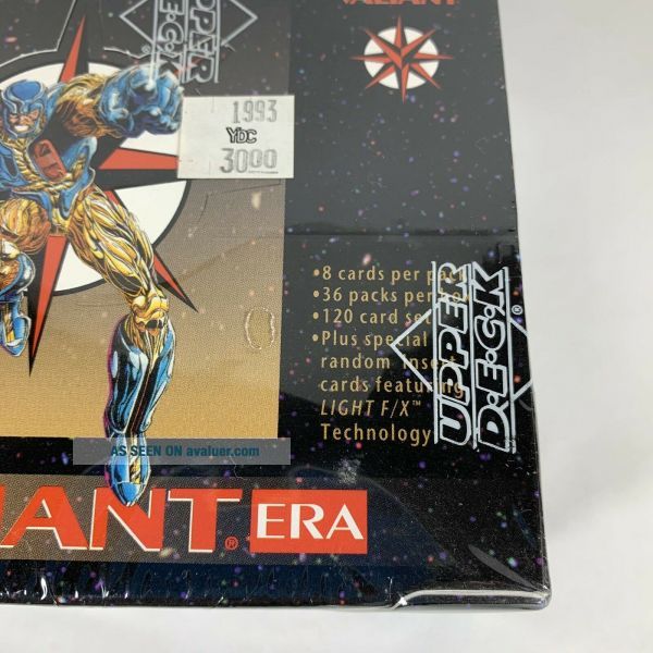 Vintage 1993 The Valiant Era Upper Deck Trading Cards 36 Packs Box ...