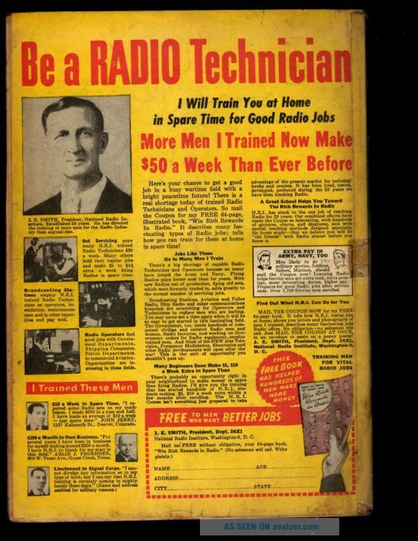 Magician Comics Vol 2 10 1944 Golden Age Comic Book Street & Smith NE1 ...