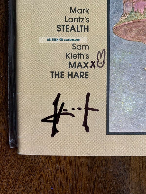 1982 Comico Primer 5 1st Max The Hare (The MAXX) Signed, Remarked By ...