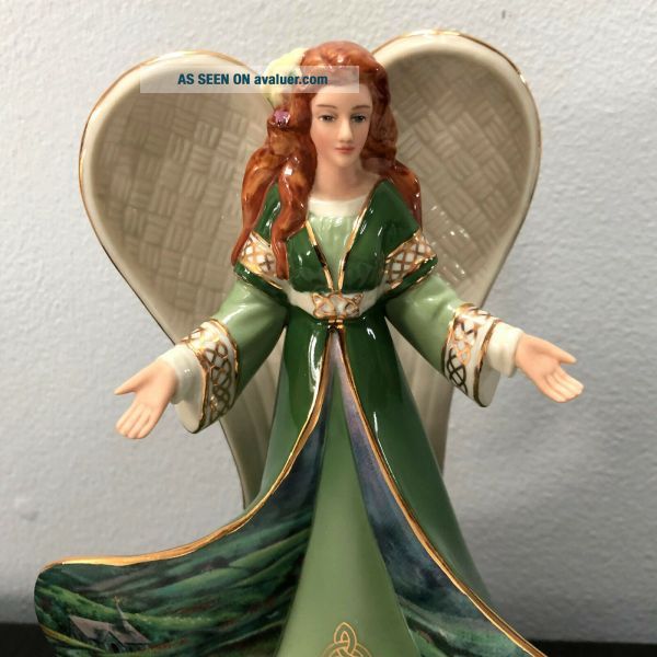Bradford Exchange On The Wings Of Angels Emerald Isle Irish Angel ...