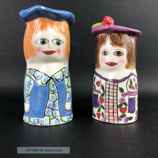 Susan Paley Vase By Ganz Bella Casa MEG VICTORIA Art Figural Ceramic ...