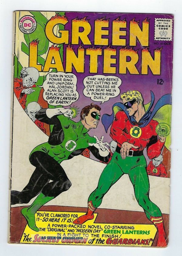 Green Lantern 40 Origin Of The Guardians (Oct. 1965, DC Comics) VG ...