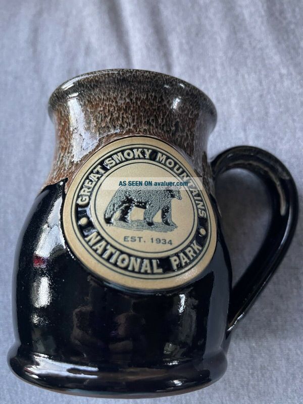 Deneen Pottery Great Smoky Mountains National Park 2016 Mug Brn/black ...