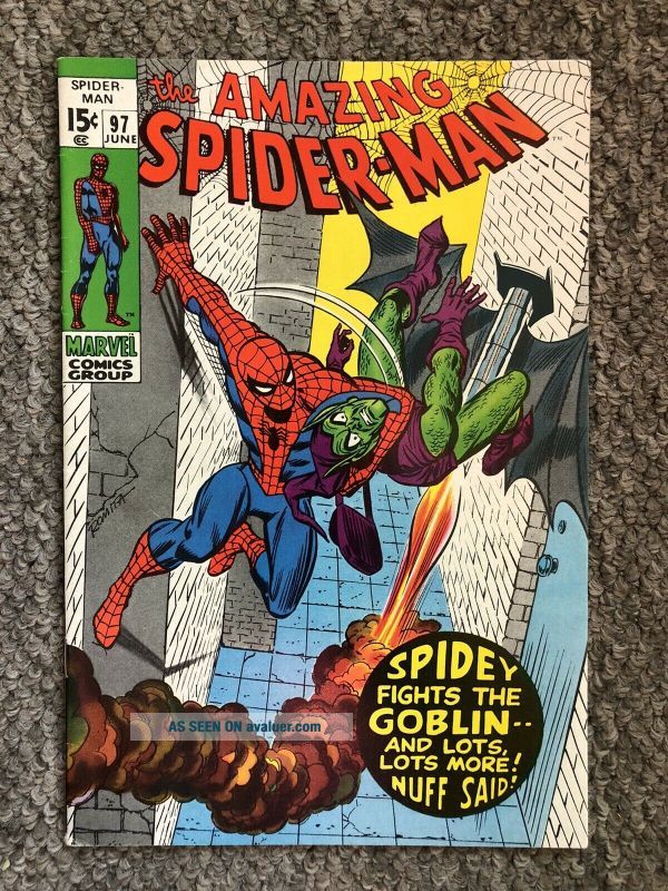 Spider - Man 97 - Not Comic Code Approved Drug Use Issue Green Goblin ...