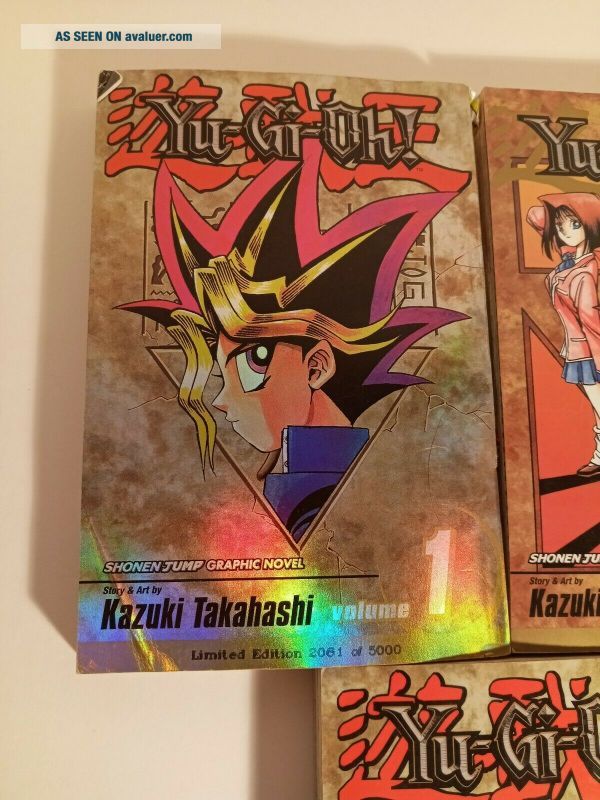 Yugioh Yu - Gi - Oh Volume 1 2 3 4 5 Kazuki Takahashi Shonen Jump ...