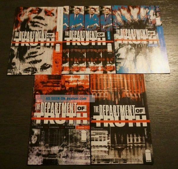 THE DEPARTMENT OF TRUTH 1 2 3 4 5 COVER A SET (1st PRINT 2nd Print ...