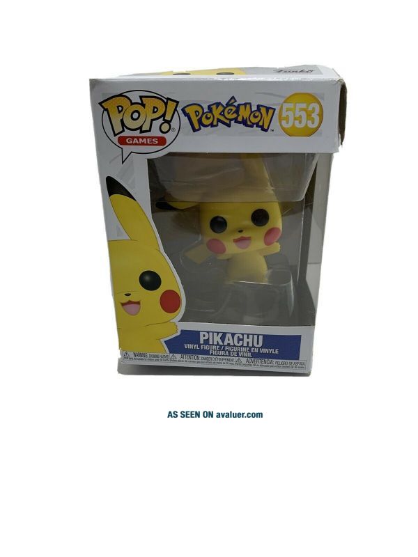 Funko Pop Games Pokemon Pikachu (Waving) 553 (open Box) | #42423535