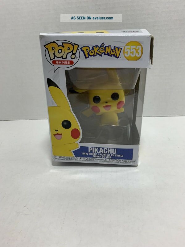 Funko Pop Games Pokemon Pikachu (Waving) 553 (open Box) | #42423535