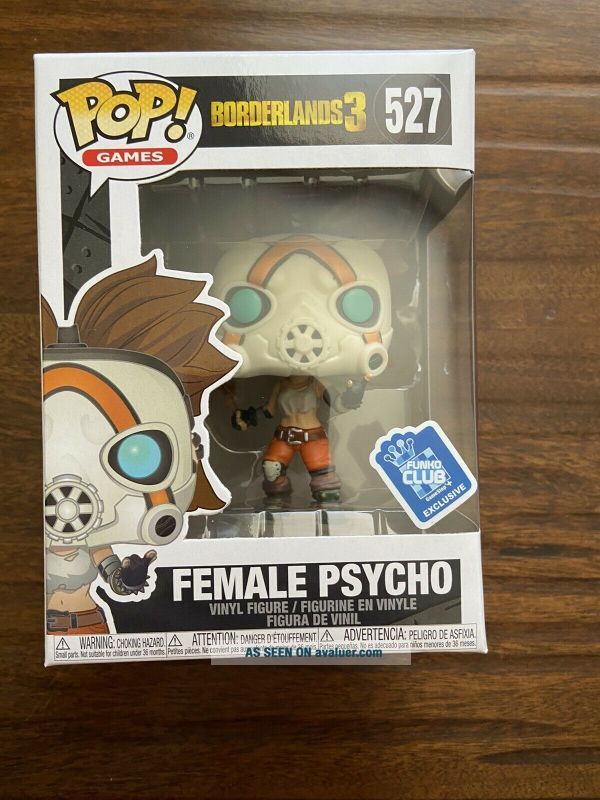 Funko Pop Games 527 Borderlands 3 Female Psycho Funko Club GameStop ...