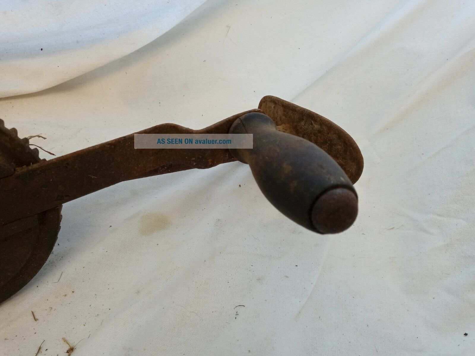 RARE Vintage ANTIQUE Hand DRILL Wooden WOOD Tool Collectable Early 20th ...