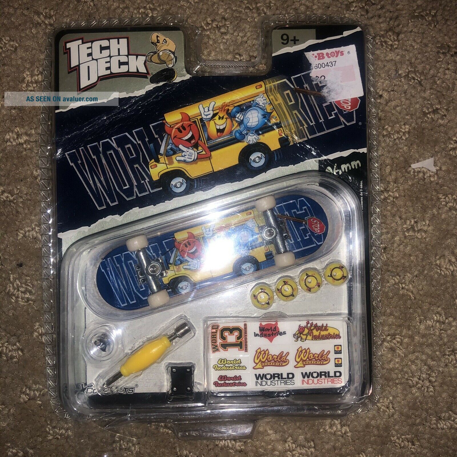HTF Rare Tech Deck - World Industries School Bus 2006 (Opened) | #51524211
