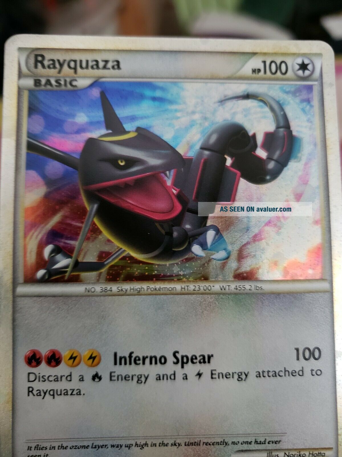 Shiny Rayquaza SL10 Call Of Legends Holo Secret Rare Pokemon Card ...