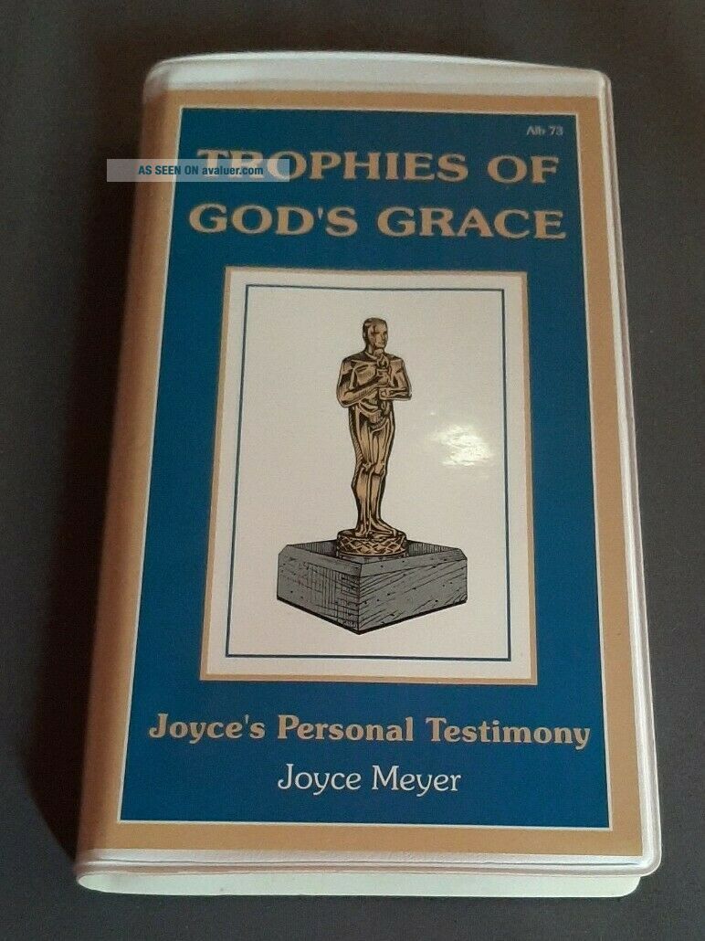 RARE Joyce Meyer Trophies Of God ' S Grace 2 Cassette Set Personal ...