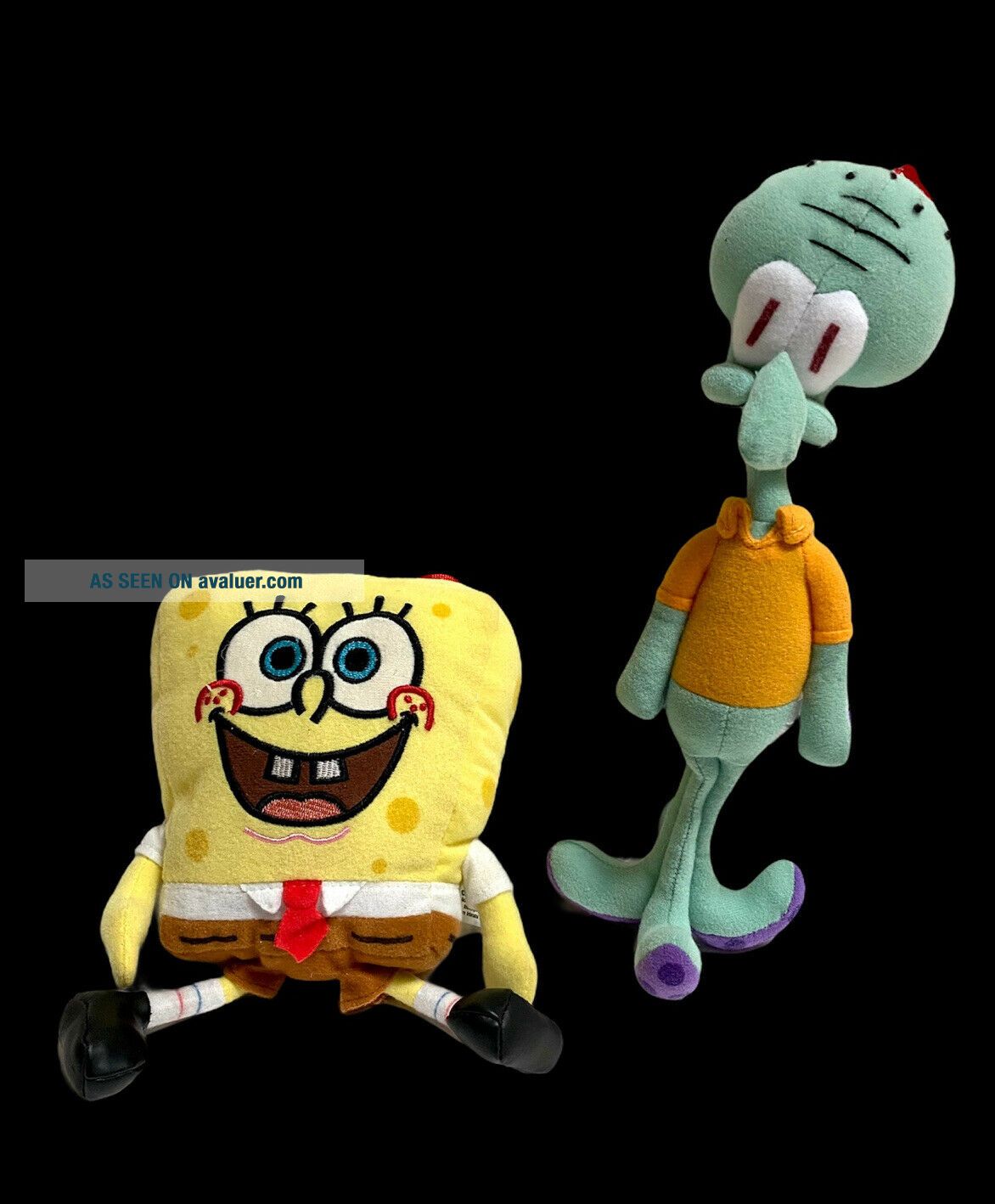 2002 Nanco Spongebob Squarepants Squidward& Spongebob Plush Rare ...