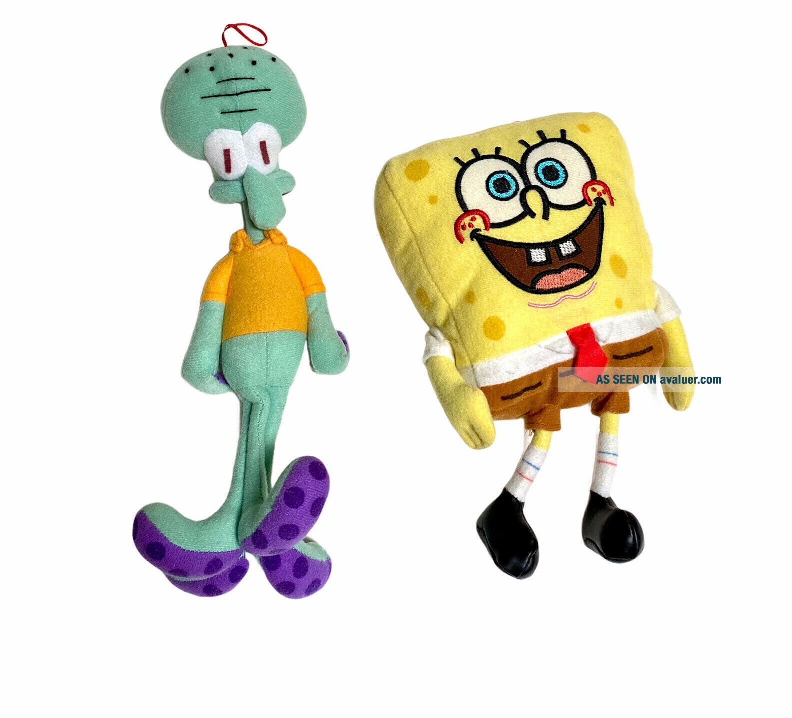 2002 Nanco Spongebob Squarepants Squidward& Spongebob Plush Rare ...