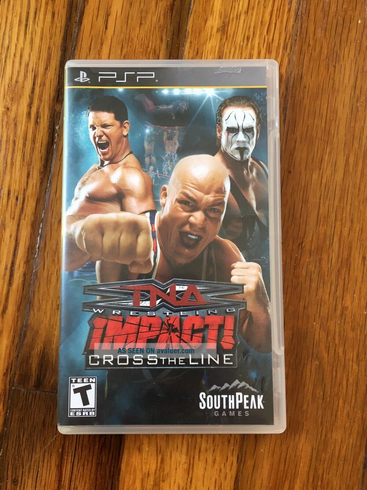 TNA Impact Cross The Line (Sony PSP, 2010) Complete CIB Rare | #51566442