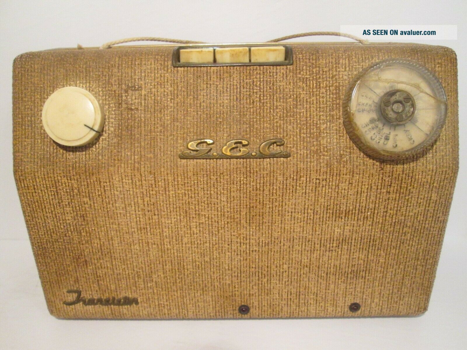 Very Rare Vintage GEC Portable Transistor Radio Made In England | #51573458