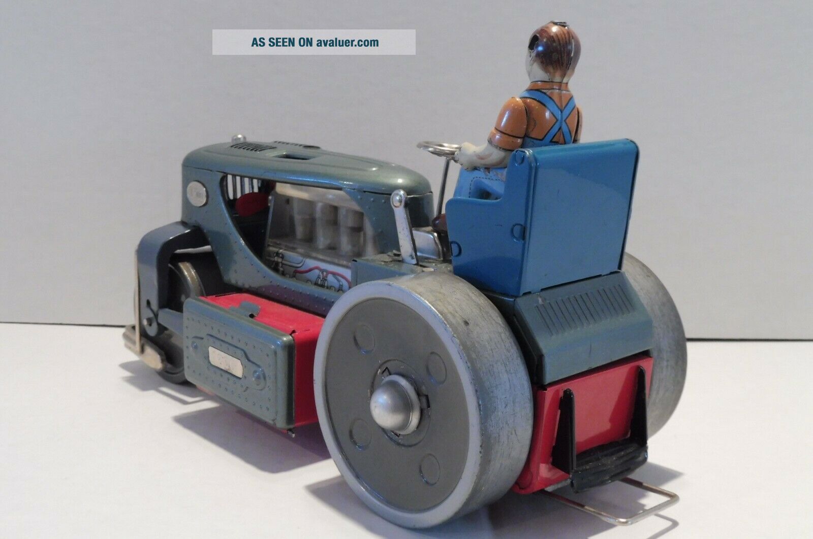 RARE 1950 - 60 ' S ROLLER ROAD TRACTOR NOMURA BATTERY OPERATED ...