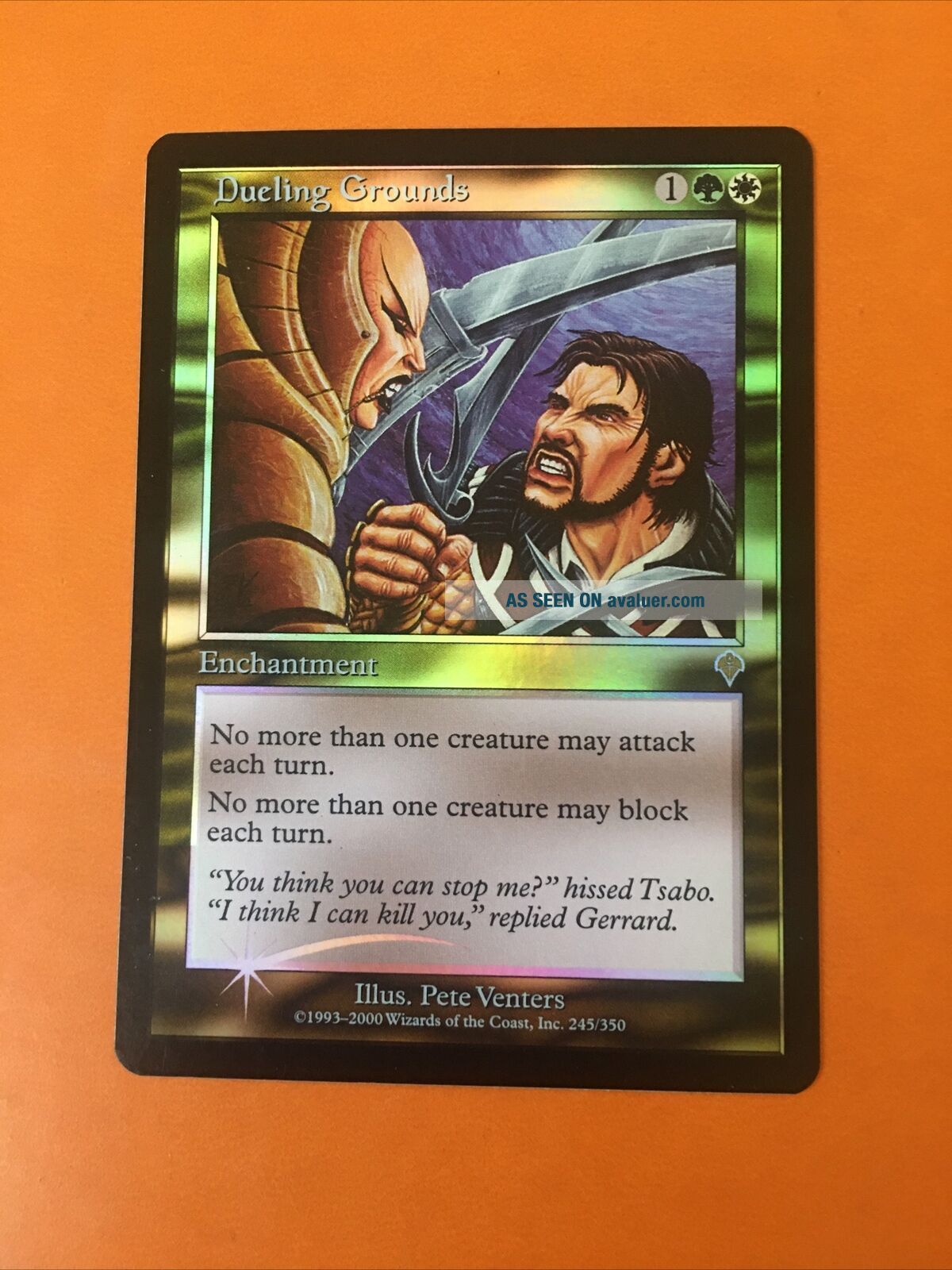 Dueling Grounds Foil Mtg Magic The Gathering Invasion Rare EDH | #51592608