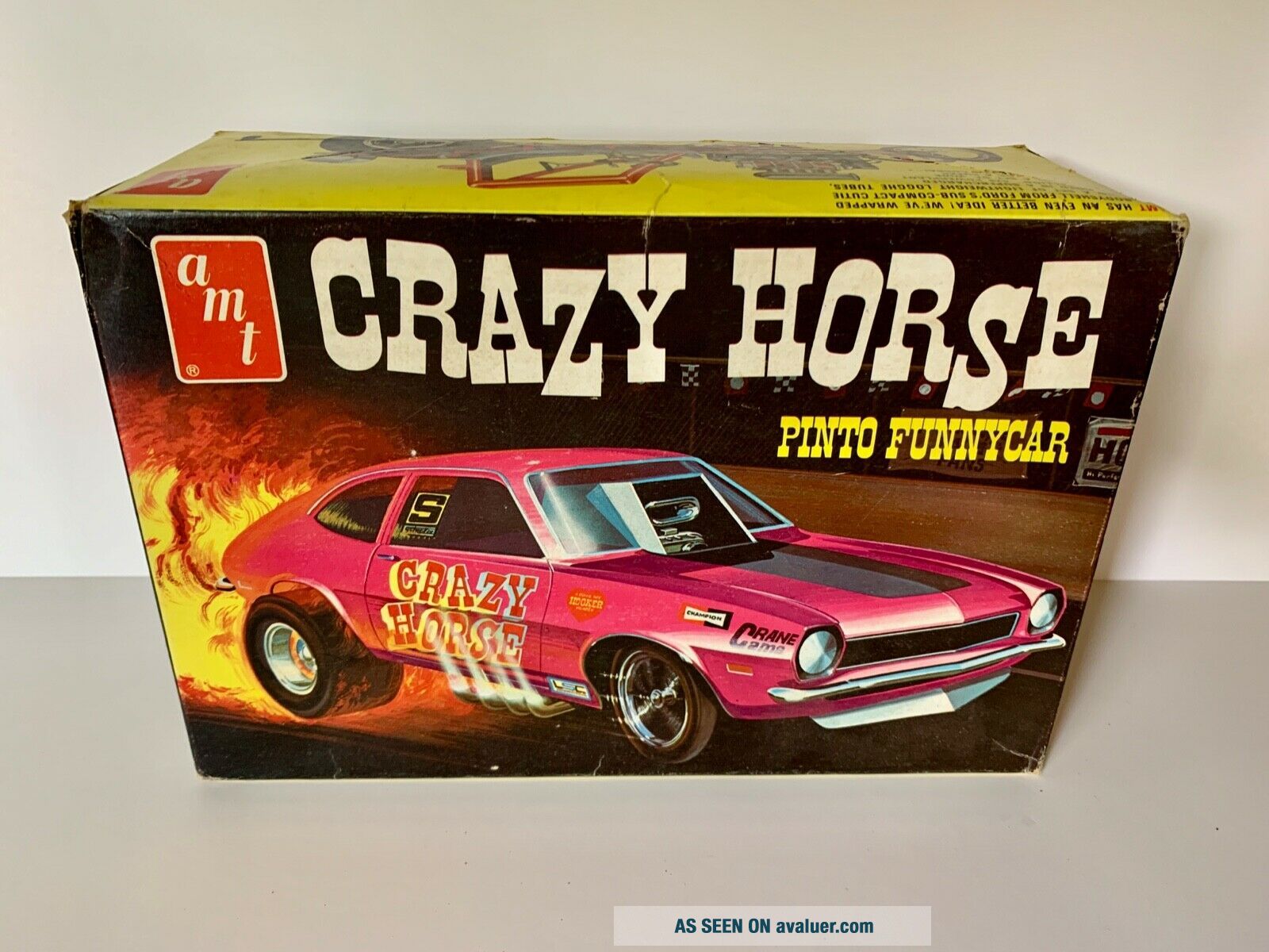 Rare Vintage AMT Crazy Horse Ford Pinto Funnycar Car Model Empty Box ...