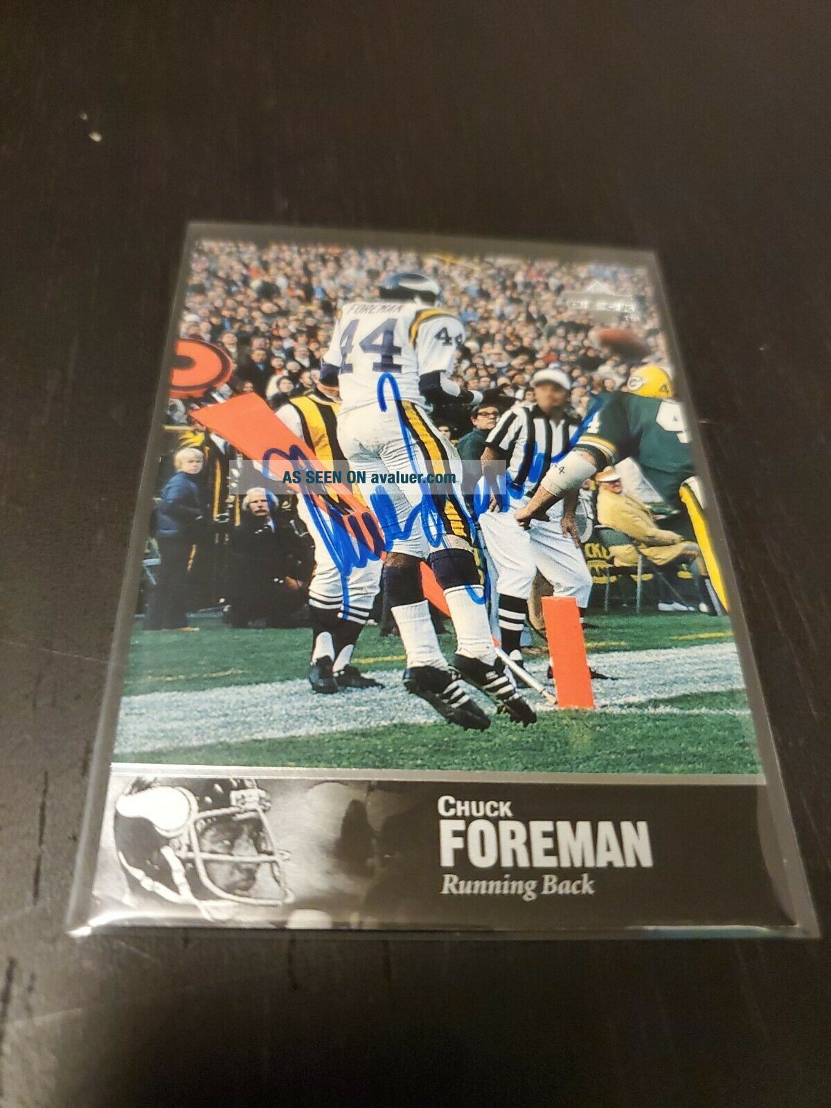1997 UD Legends Chuck Foreman Autograph - Rare On Card Auto - Certified ...