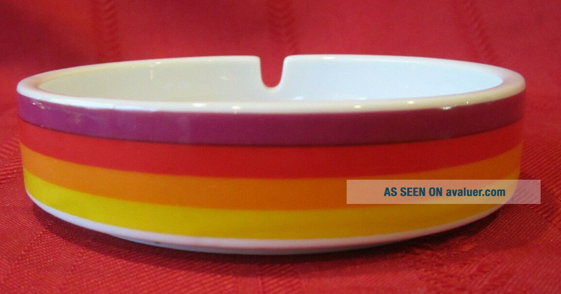 RARE Vintage Walt Disney World EPCOT CENTER Rainbow Ashtray Made In ...
