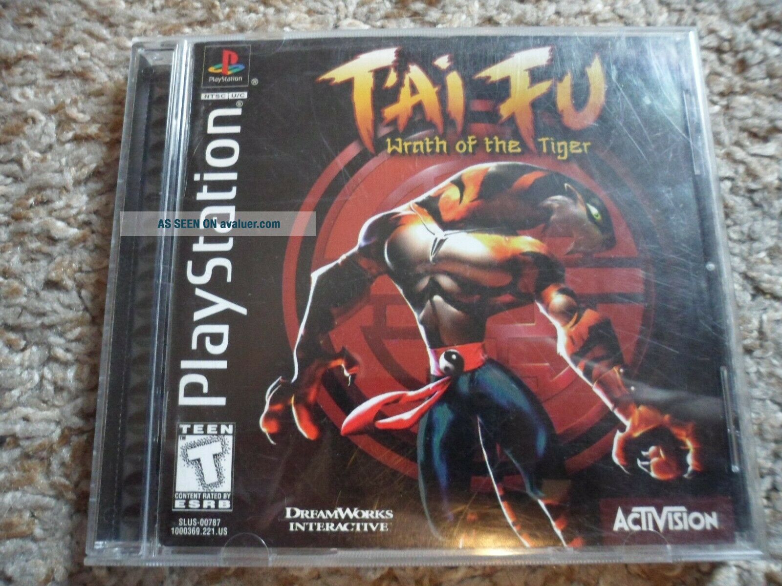 Tai Fu: Wrath Of The Tiger PlayStation 1, 1999 PS1 CIB COMPLETE RARE ...
