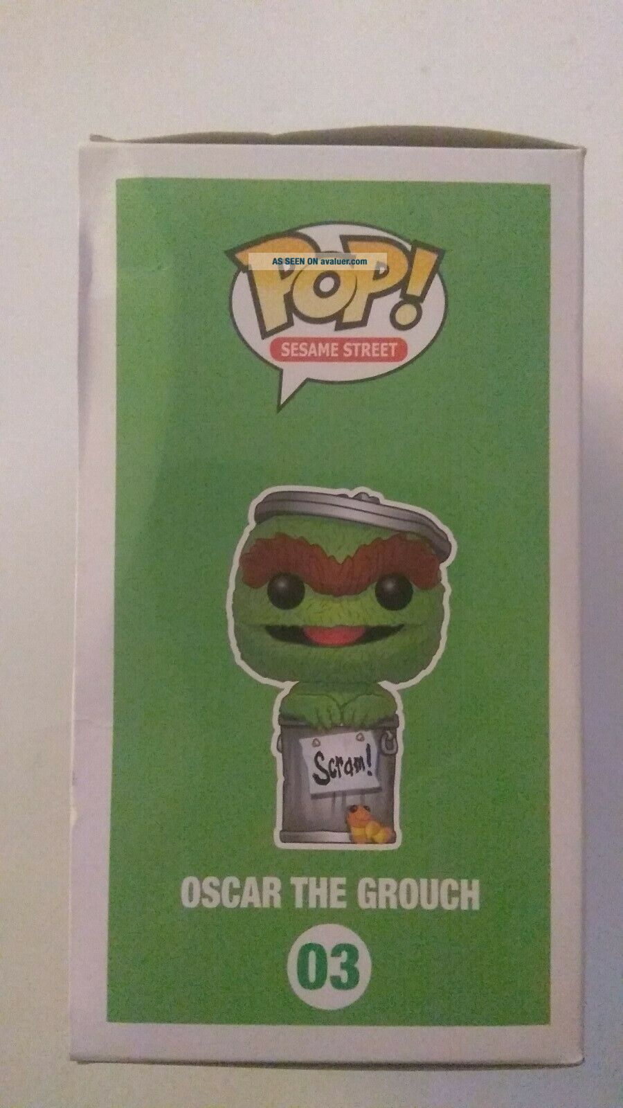 Pop TV Sesame Street Oscar The Grouch 03 Funko Pop Vinyl Green Rare ...