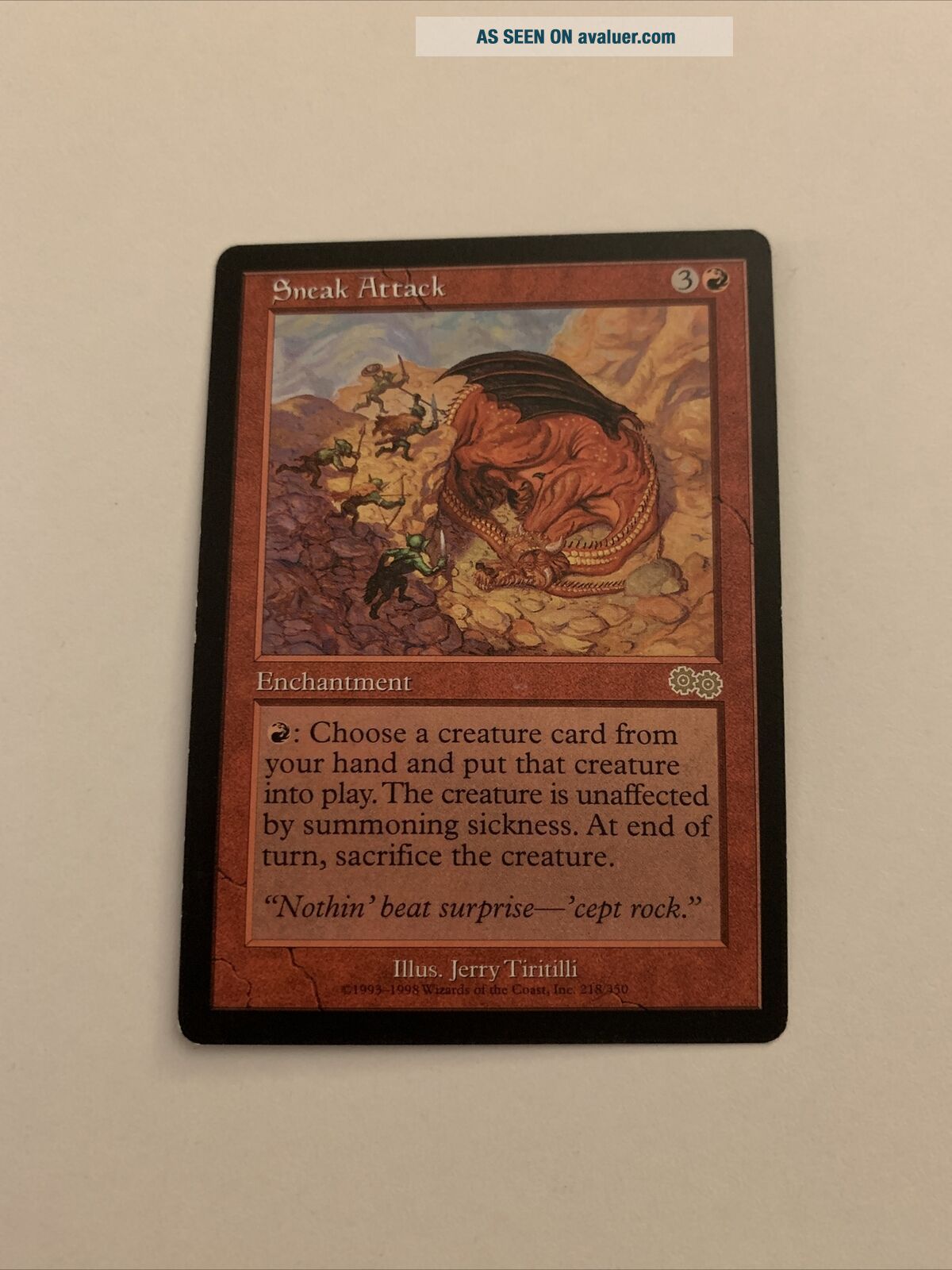 MTG Sneak Attack Urza ' S Saga 218/335 Regular Rare | #51687154